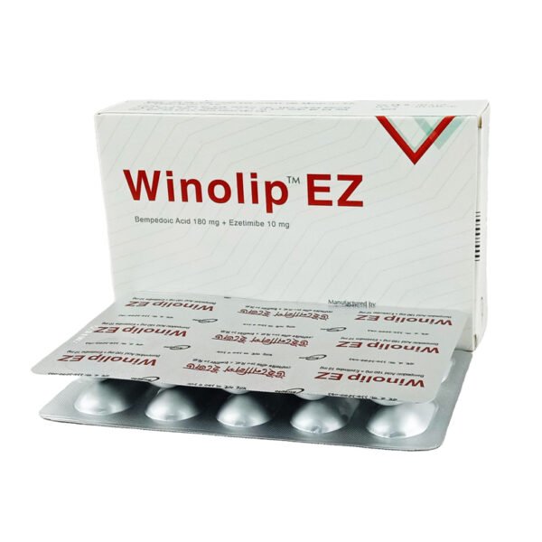 Winolip EZ Tablet (Bempedoic acid + Ezetimibe 180 mg + 10 mg ) – Amaree ...